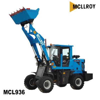 China 2000kg Load Mini Wheel Loader Dump Clearance 3.5m Rate Power 65kw Small Construction Machines for sale
