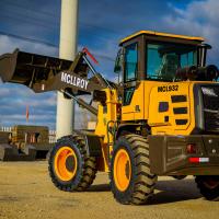 China Articulated Mini Wheel Loader 3200mm Dumping Height 1.5T Loading Capacity for sale