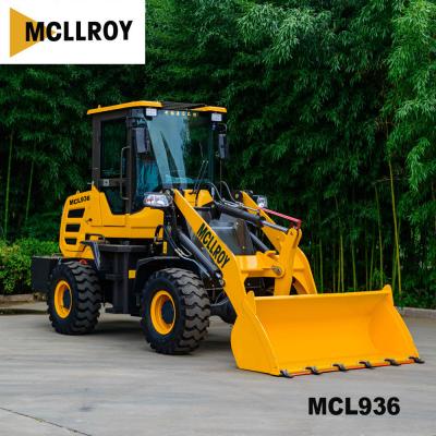 China Articulated Front End Wheel Loader 2000kg Loading 30° Tilt Angle for sale