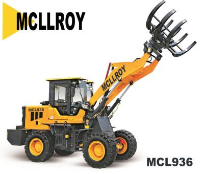 China Compact Articulated Front Bucket Wheel Loader MCL936 Yunnei4100 65kw Engine Power for sale