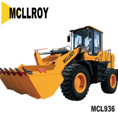 China Engine Power Bucket Mini Wheel Loader Zl936 Rate Load 2000kg Dump Rubber Tire for sale
