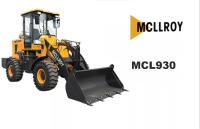 China Mcl930 Rate Load Mini Wheel Loader 1800kg Dump Height 3.2m Rubber Tire for sale