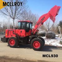 China Mcl930 Rate Load Mini Wheel Loader 1800kg Dump Height 3.2m Rubber Tire for sale
