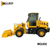 China Mcl932 Mini Wheel Loader 3.2m Rubber Tire With Intelligent Instrument for sale