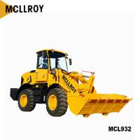 China Mcl932 Rate Load Mini Wheel Loader 55kw Height 3.2m Rubber for sale
