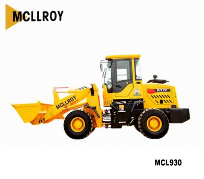 China MCL930 Articulated Mini Wheel Loader 2.0m Compact With Non Slip Pedal for sale