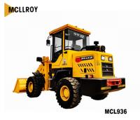 China Mcl936 Mini Wheel Loader Height 3.5m Rubber Tire Construction Machines for sale