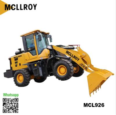 China Compact Articulated Mini Wheel Loader ZL926 Hydraulic Pilot For Option for sale