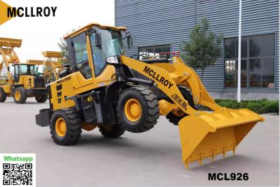 China Compact Mini Wheel Loader MCL926 ZL926 30km/H Hydraulic Pilot For Option for sale