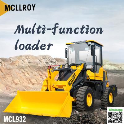 China Hydraulic Mini Wheel Loader Mcl932 Zl932 Rate Load 1800kg Dump Height 3.2m for sale