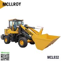 China Hydraulic Front Wheel Loader MCL932 ZL932 YN490 Supercharged 58kw 2400rpm for sale