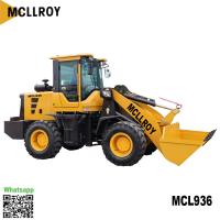 China MCL936 ZL936 Mini Wheel Loader 30km / H Compact Hydraulic Pilot For Option for sale