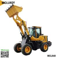 China Front Hydraulic Mini Wheel Loader MCL940 ZL940 YN4102 Supercharged 76kw 2400rpm for sale