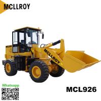 China Compact Articulated Front End Mini Wheel Loader 1050mm Bucket ZL926 Air Brake for sale