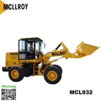 China ZL932 Hydraulic Front Wheel Loader YN490 Supercharged 58kw 2400rpm for sale