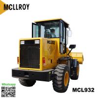 China ZL932 Hydraulic Front Wheel Loader YN490 Supercharged 58kw 2400rpm for sale