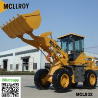 China Hydraulic Mini Front End Wheel Loader Mcl932 Rate Load 1800kg Dump 3.2m YUNNEI 490 for sale