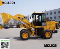 China MCL936 Mini Front End Wheel Loader Hydraulic Unloading Supercharged 65kw for sale
