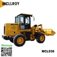 China MCL936 Mini Front End Wheel Loader Hydraulic Unloading Supercharged 65kw for sale