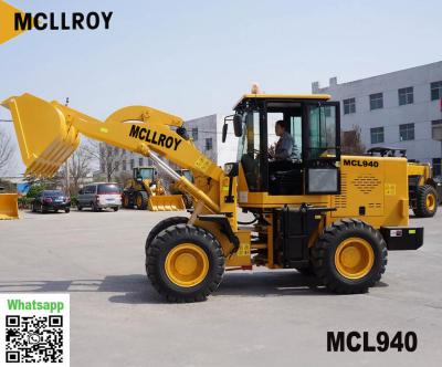 China Hydraulic ZL940 Front End Wheel Loader YN4102 Powered Supercharged 76kw for sale