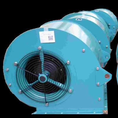 China 6 Pole Three Phase Double Inlet Centrifugal Blower 280mm Width Galvanized Plate for sale