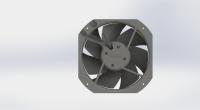 China EC Axial Fan 200mm Blade IP54 High Temperature Resistance 60℃ for sale