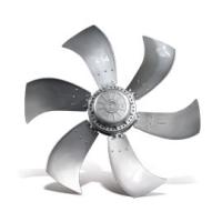 China Three Phase Sickle Blade Axial Fan 450mm Aluminum Alloy High Efficiency Low Noise for sale