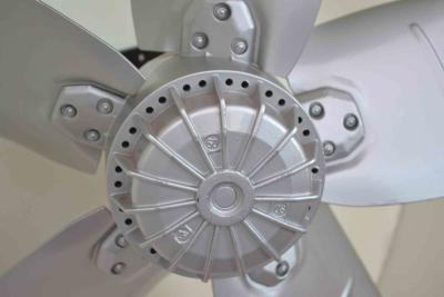 China Three Phase External Rotor Axial Fan 450mm Sickle Blade Industrial Ventilation for sale