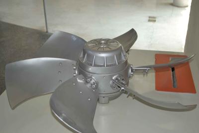 China 450mm Three Phase External Rotor Axial Fan 1305rpm 7000m3/H Sickle Blade for sale