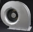China 160mm Forward Blade Centrifugal Fan Single Inlet Galvanized Housing 3 Speed Motor for sale