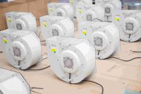 China Voltage Controllable Ventilator Forward Centrifugal Fan With 280mm Forward Impeller for sale