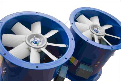 China Three Phase Industrial Axial Fan 400mm Blade 2900 rpm Sickle Blade for sale