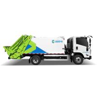 China Automatic Trash Compactor Truck Carrier Rear Loaders Safety Operation for sale