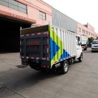 China Closed Type Waste Bin Truck Lifting Plate Eco Friendly Mini Garbage Truck for sale