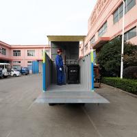 China Closed Type Waste Bin Truck Lifting Plate Eco Friendly Mini Garbage Truck for sale