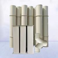 China PP Polypropylene Plastic Ventilation Tube Chemical Acid And Alkali Resistant for sale