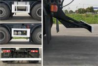 China Liquid Garbage Transport Truck 17 Cubic Meters 900 Kg/M3 ABS System Rear Dumping Closed Top for sale