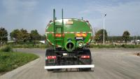 China Liquid Garbage Transport Truck 17 Cubic Meters 900 Kg/M3 ABS System Rear Dumping Closed Top for sale