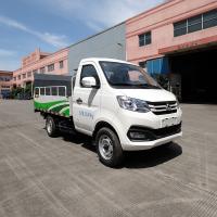 China Hanging Barrel Garbage Can Truck Open Type High Capacity Mini Garbage Truck for sale