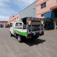 China Hanging Barrel Garbage Can Truck Open Type High Capacity Mini Garbage Truck for sale