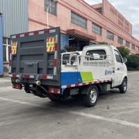 China New Energy Container Garbage Bin Truck Small Pure Electric High Efficiency for sale