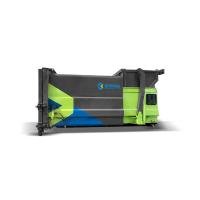 China 10m3 Waste Compression Container Compactor Skip Mobile Garbage Station for sale