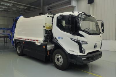 China Pure Electric Vehicle Sanitation Garbage Compactor Truck for sale