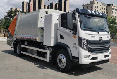China Dongfeng Electric Chassis Heavy Duty Garbage Compactor Truck for sale