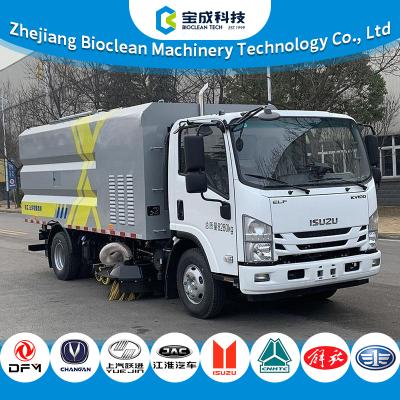 China Euro 6 Emission Standard Road Sweeper Truck with 105% Sweeping Efficiency and Stainless Steel Tank for sale