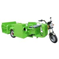 China 4-Bin Waste Sorting Electric Trike Property Cleaning Waste Transfer Loading Truck for sale