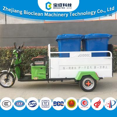 China 240L Dual Bin Electric Sanitation Truck Street Property Waste Collector for sale