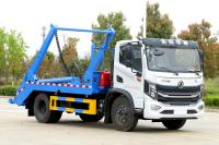 China Swing Arm Sanitation Truck 6m³ Large Capacity Waste Bin for sale