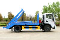 China Swing Arm Sanitation Truck 6m³ Large Capacity Waste Bin for sale
