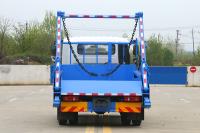China Swing Arm Sanitation Truck 6m³ Large Capacity Waste Bin for sale